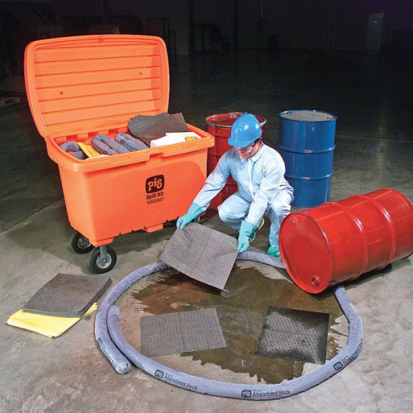 Universele Spill Kits in Container - Voor alle vloeistoffen en leaks ...