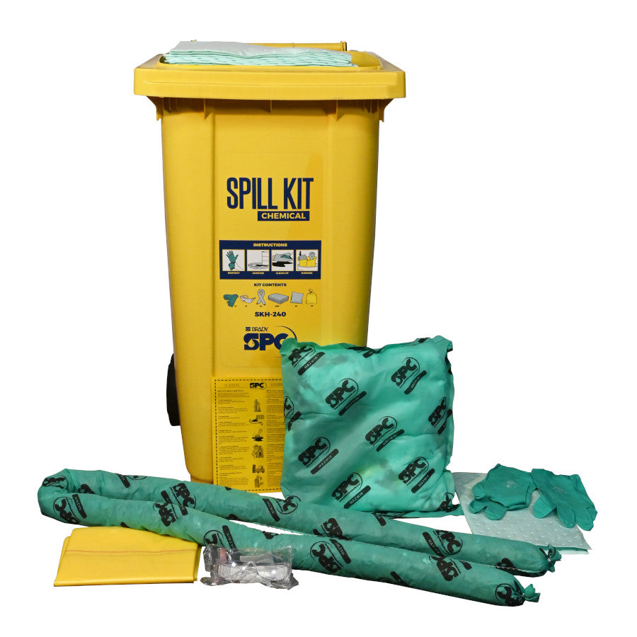 Mobiele Spill kit 240 liter - chemie – Absorptieshop