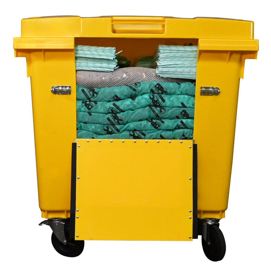 Spill kit container 1.000 liter - chemie – Absorptieshop